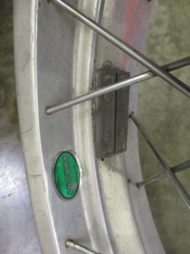 BMW R100GS R100GSPD R100R airhead 17" Akront rear wheel | eBay