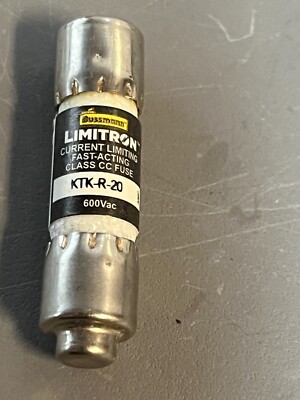 Bussmann KTK-R-20 20 Amp Fuse KTKR20 Limitron | eBay
