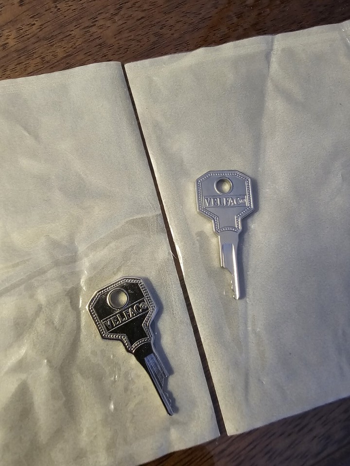 Velfac Door Window Keys × 2 | eBay UK