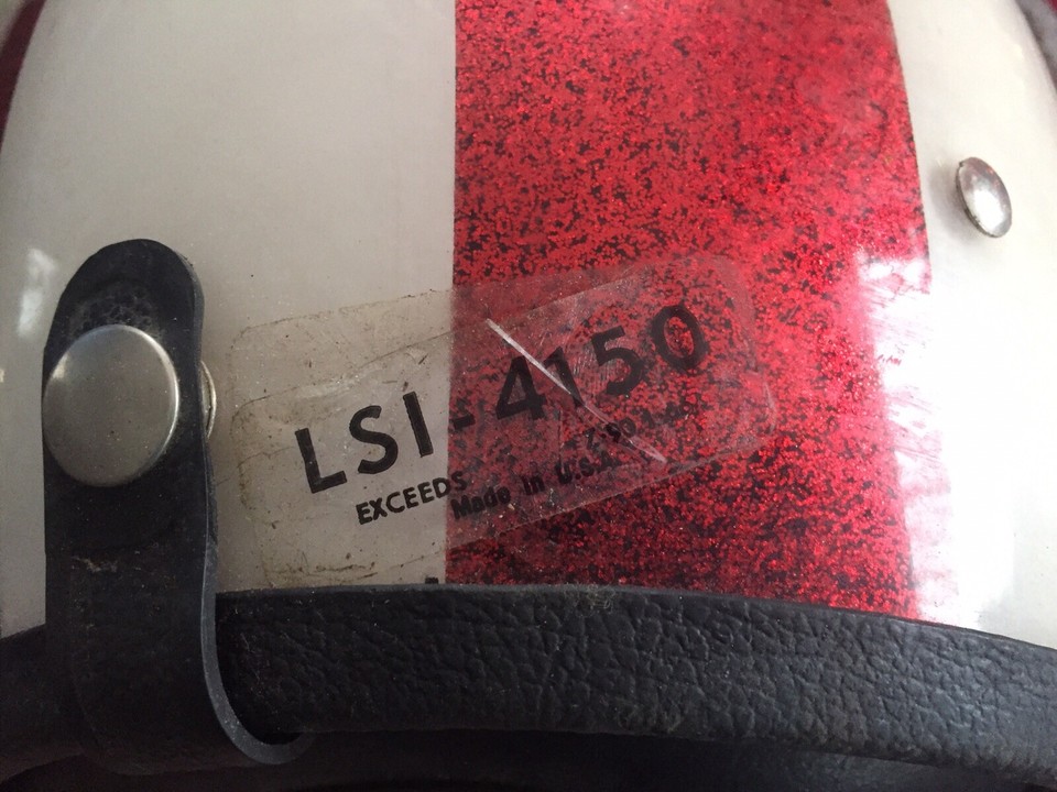 1960s Peter Fonda Easy Rider Original Helmet | White | Fiberglass ...