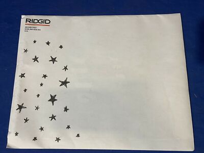 RIDGID TOOL PIN UP CALENDAR 2017 SEALED WHITE ENVELOPE NEW FREE ...