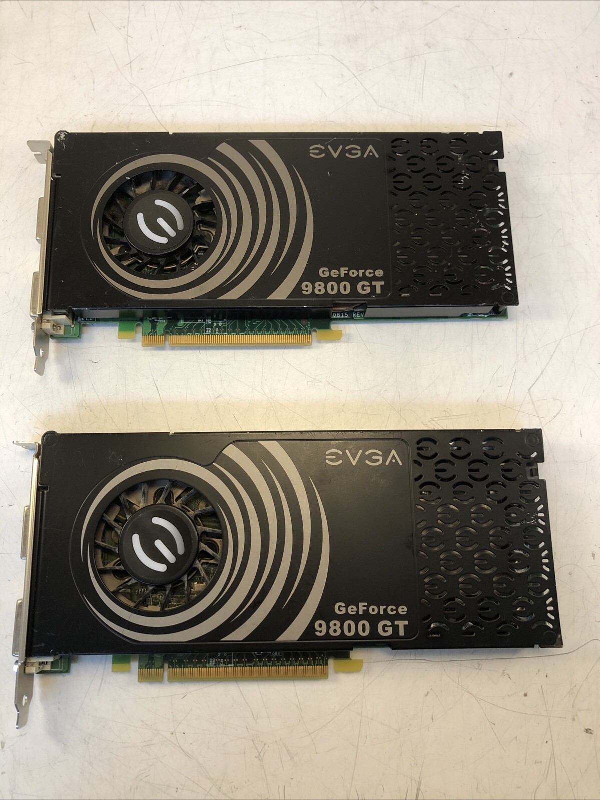 Lot of 2 EVGA GeForce 9800 GT 512MB GPU | eBay