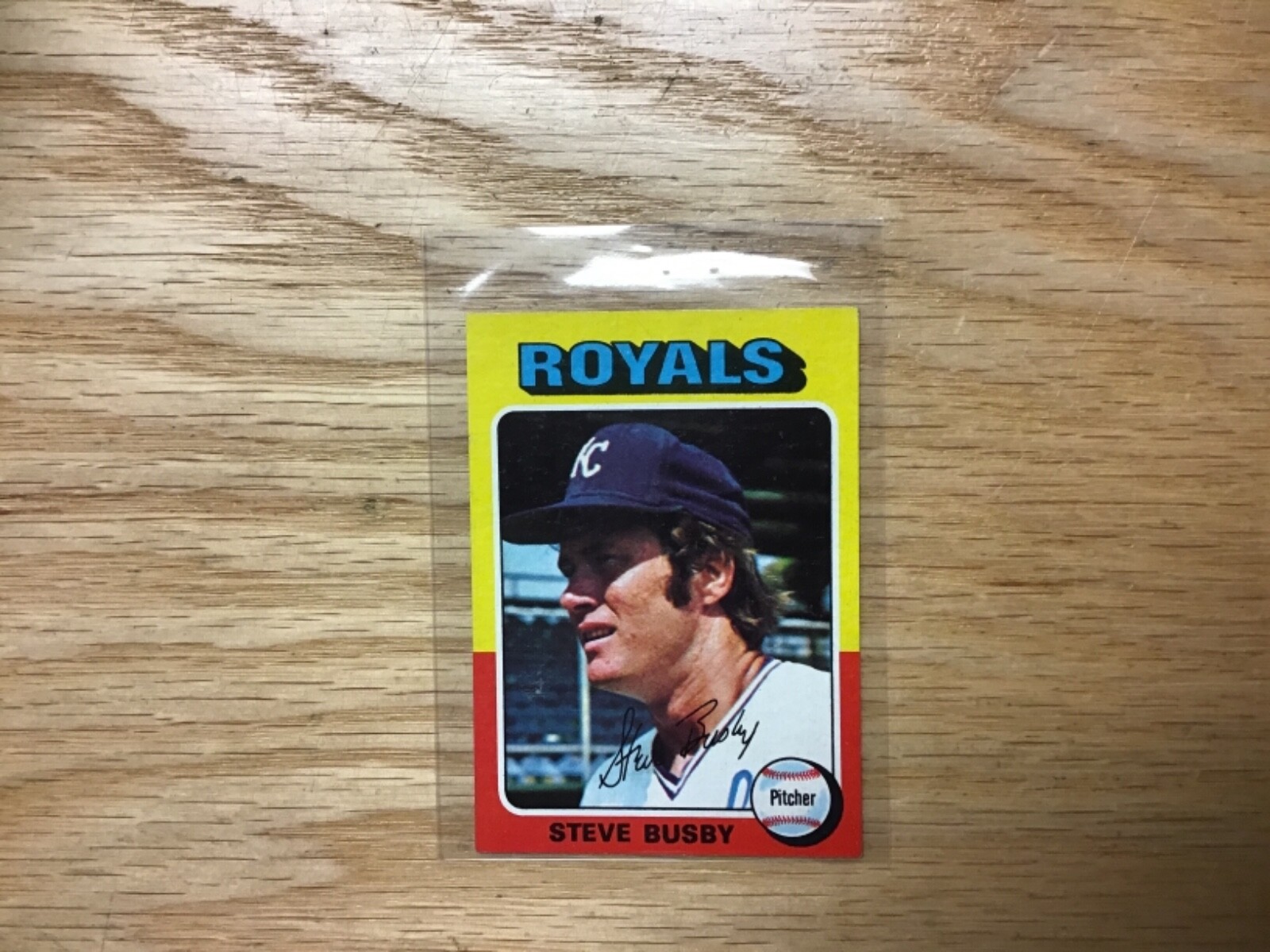 1975 Topps Baseball Steve Busby Kansas City Royals Mini Card #120 | eBay