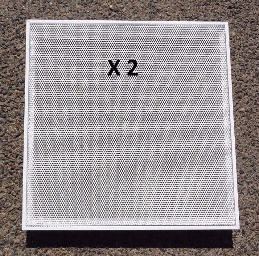 Titus PAR Steel Perforated Return Diffuser 22 x 22 ~ White Pack of 2 | eBay