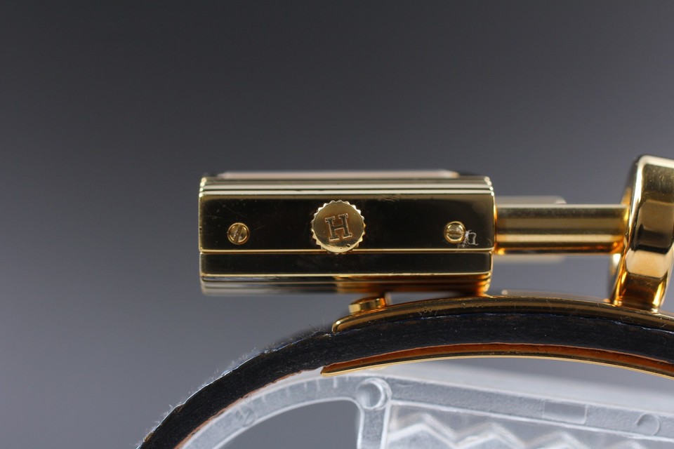 New Batt[Exc+5] HERMES Kelly Blue Dial Quartz Women's Watch 20mm From ...