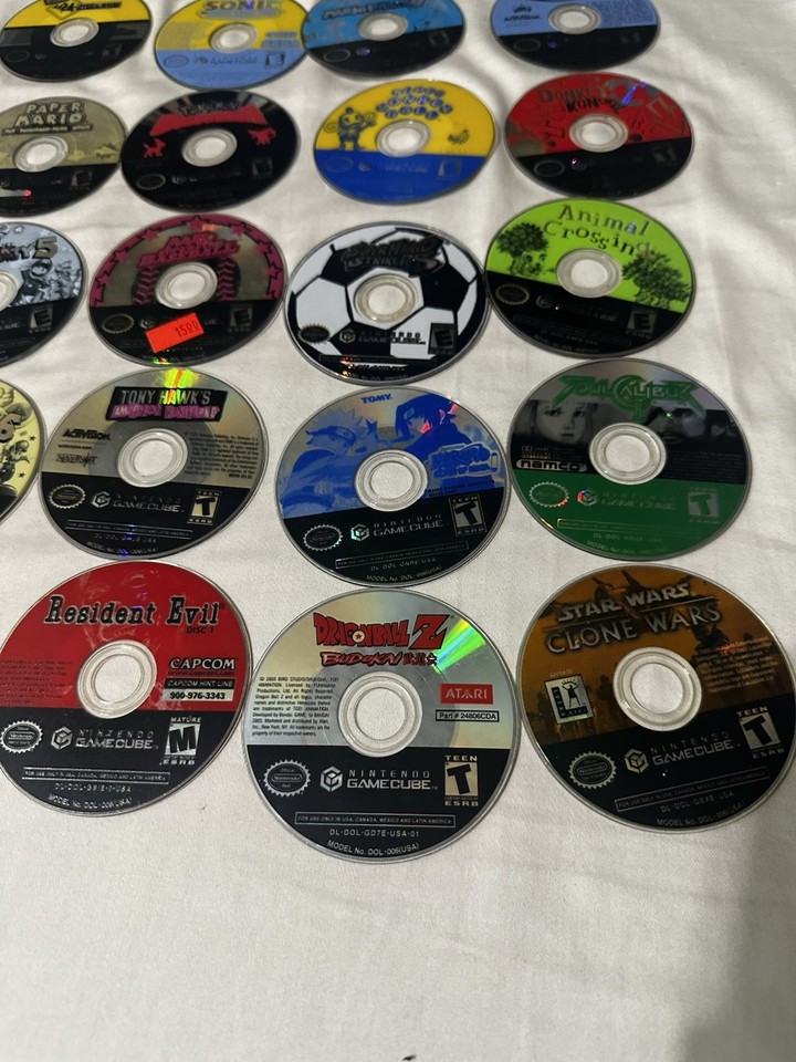 Nintendo GameCube Video Games Discs Lot Of 31 - Untested Sold For Parts ...