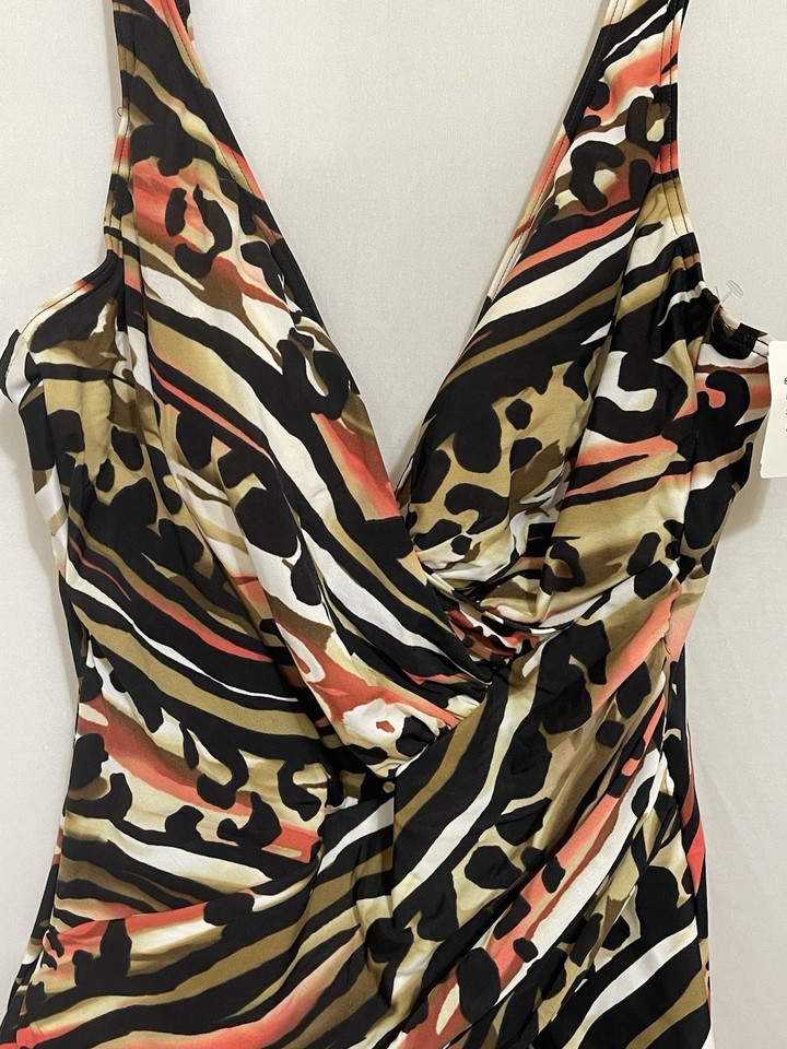 Miraclesuit Women's One Piece Swimsuit Brown Soft Bra Size 18 | eBay