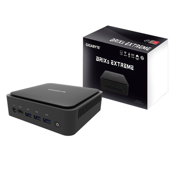 GIGABYTE BRIX Extreme (AMD Ryzen 7, 4.30 GHz) Barebone Mini PC with 1 ...