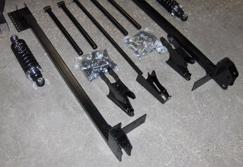 1962-67 Chevy II Nova Rear Parallel 4-link Kit w/ Coilover & Subframe ...