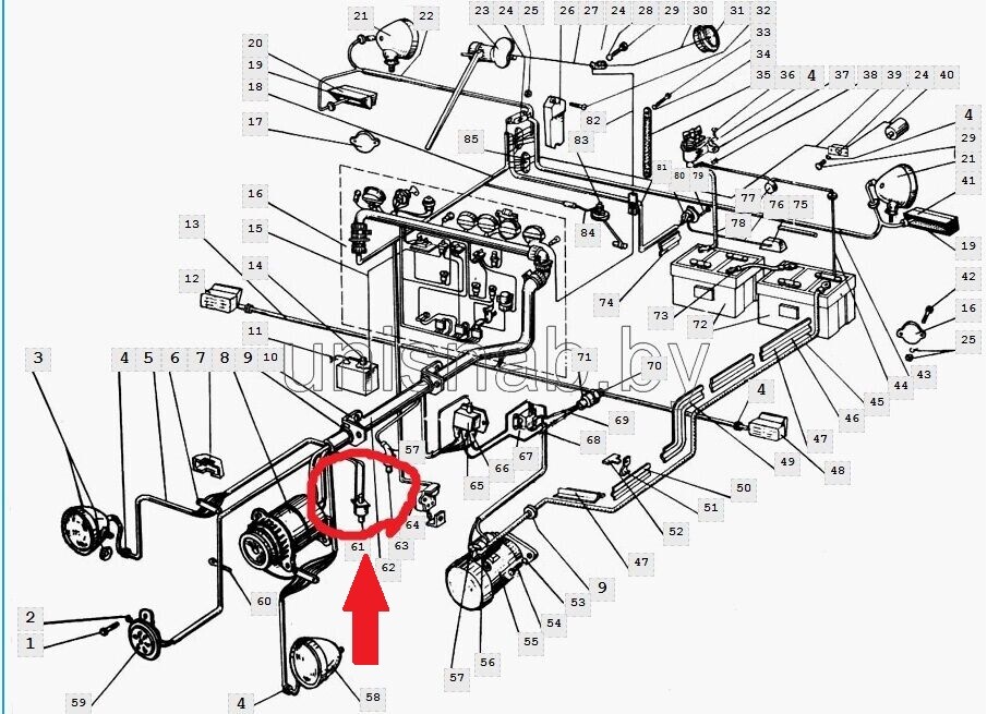 Belarus tractor Glow plugs electric-heater 50/80/500/800/900/1000/5000 ...