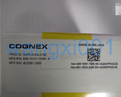 New COGNEX Code reader DMR-262Q-0160 FedEx DHL Fast Delivery | eBay