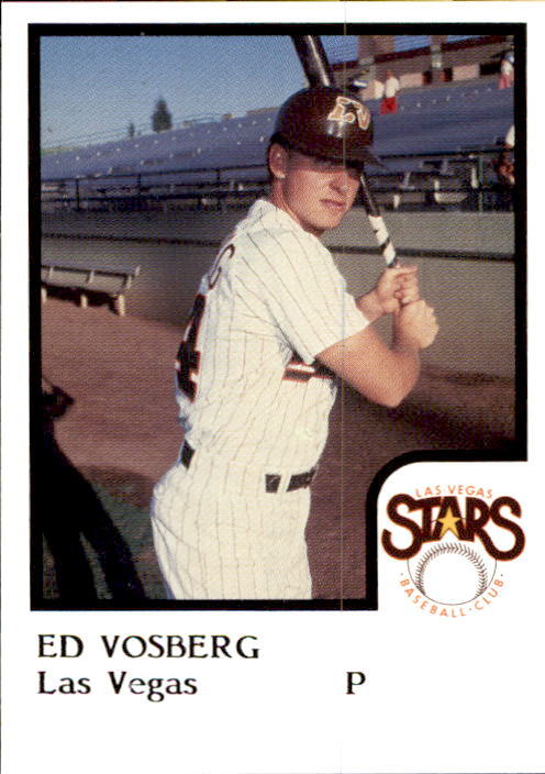 1986 Las Vegas Stars ProCards #22 Ed Vosberg Tucson Arizona AZ NM ...