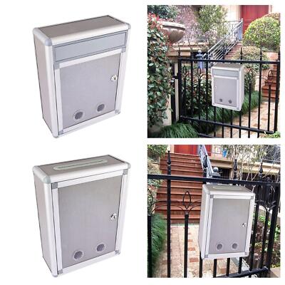 Wall Mounted Mailbox Locking Mailbox Security Blank Design Newspapers ...