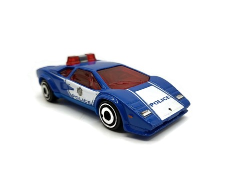 Hot Wheels LAMBORGHINI COUNTACH POLICE 2019 Pace Car Toy Mattel ...