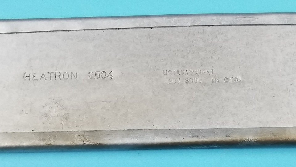 HEATRON 9504 STRIP HEATER 120V, 800W, 18OHMS, US2A9A389-A1 | eBay