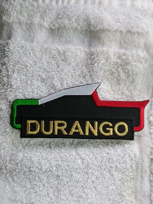 Durango truck Embroidered Iron On Patch for hat etc | eBay
