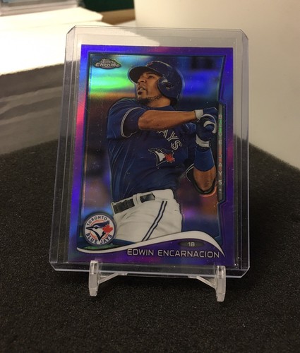 Edwin Encarnacion 2014 Topps Chrome card 35 Toronto Blue Jays Purple ...