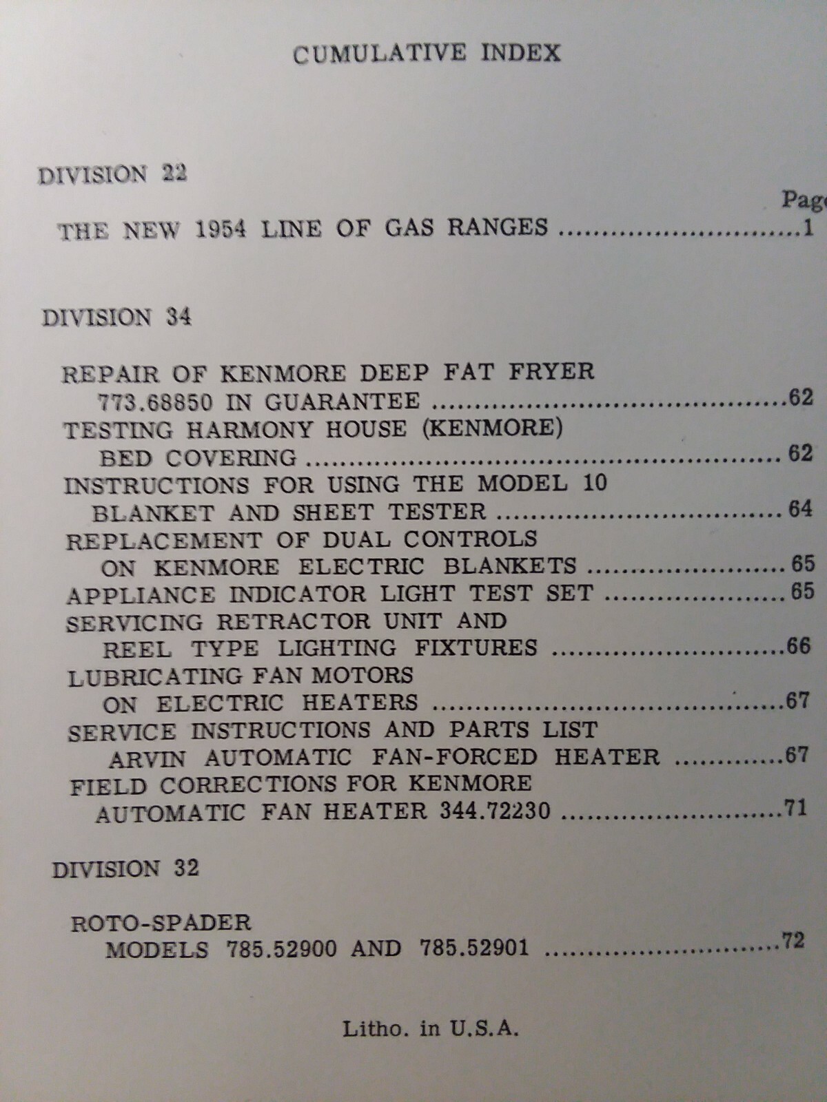 David Bradley Walk-Behind 785.52900 Tiller Roto-Spader Dealer Service ...