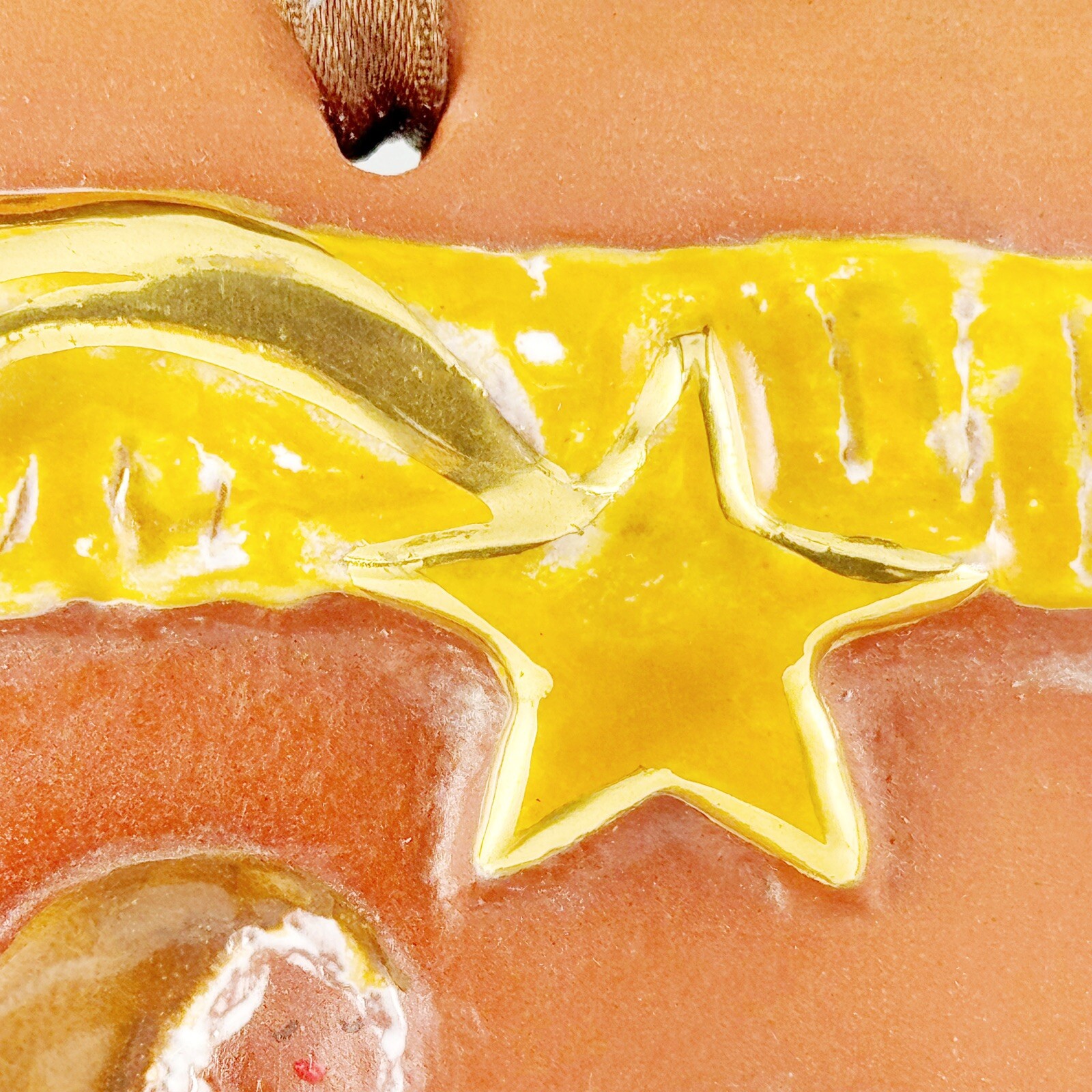 Handmade Pottery Christmas Nativity Redware Tile Mary Joseph Jesus ...