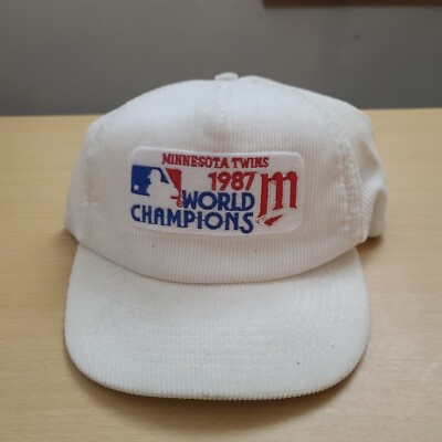 Minnesota Twins MLB NOVA White Corduroy 1987 WS Baseball Cap Hat ...
