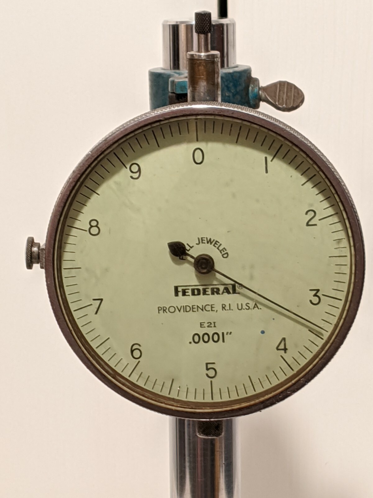 Fowler High Precision Gage Stand w/Federal Model 105 Full Jeweled Dial ...