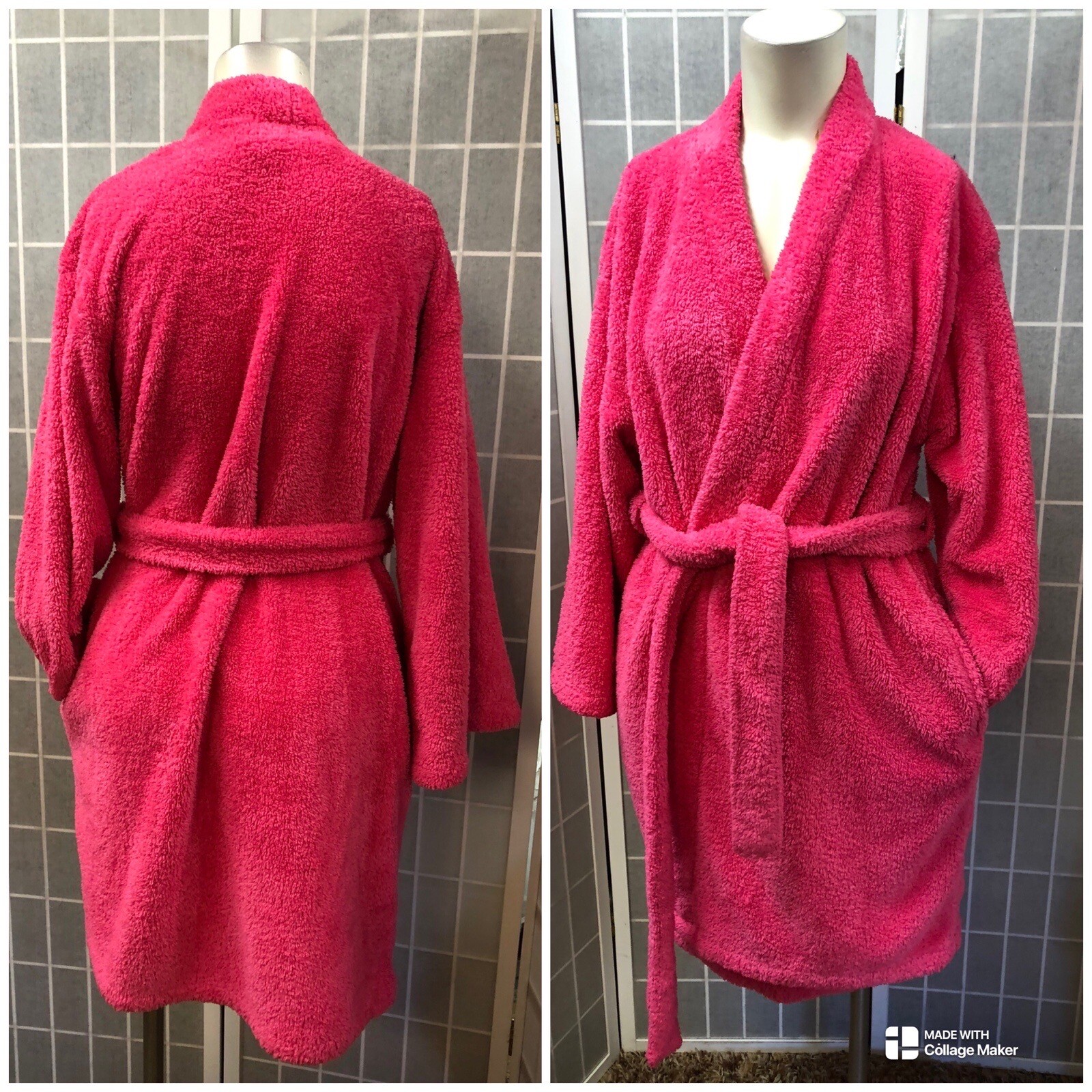 Teddy, Women, lifting Robe, red,One size,Convenience and comfort,fleece ...