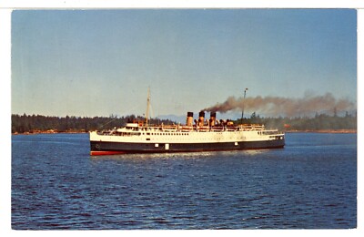CPR Steamship SS PRINCESS ELIZABETH 1950's Vancouver-Victoria Service ...