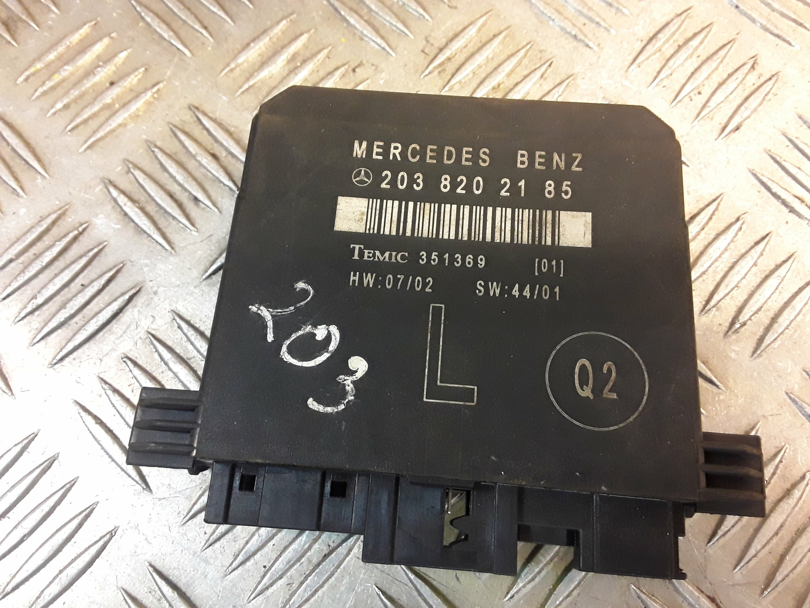 MERCEDES W203 Door Control Module Rear Left C CLASS W203 S203 00-07 A ...