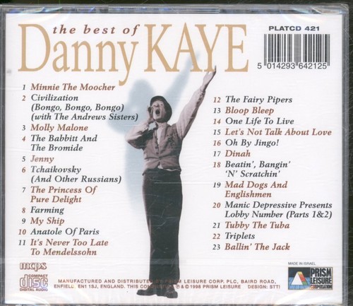Danny Kaye Best of Danny Kaye CD UK Prism Leisure Corporation 1998 CD ...
