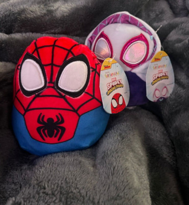 SQUISHMALLOW Spidey Amazing Friends Ghost Spider Spider-Man PLUSH NWT ...