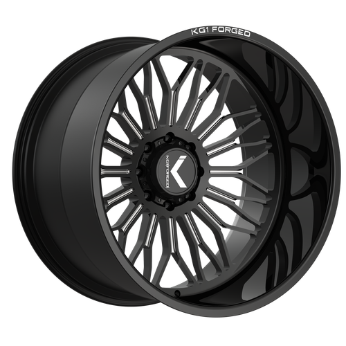 26x16 KG1 Forged KC023 Legion Gloss Black Milled Wheels Blank (-101mm ...