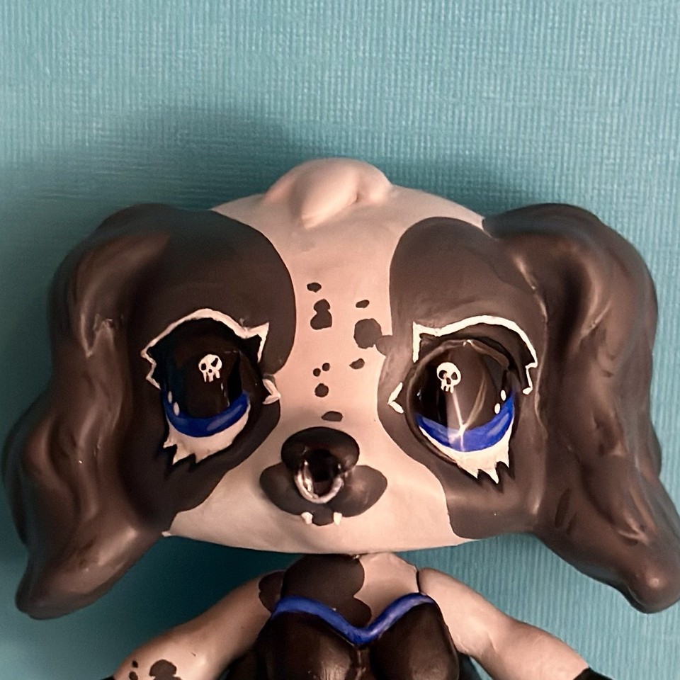 LPS Littlest Pet Shop Hand Painted Emo Dog Anthro Furry Custom | eBay