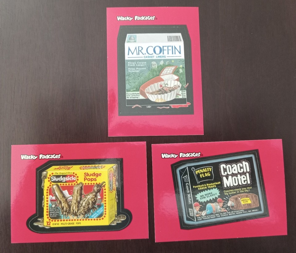 2004 Topps Wacky Package AN Series 1 Stickers COMPLETE 55 CARD SET w ...
