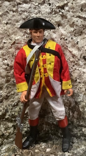 1/6 Colonial/Revolutionary War Hasbro/GI Joe RARE British Red Coat 1776 ...