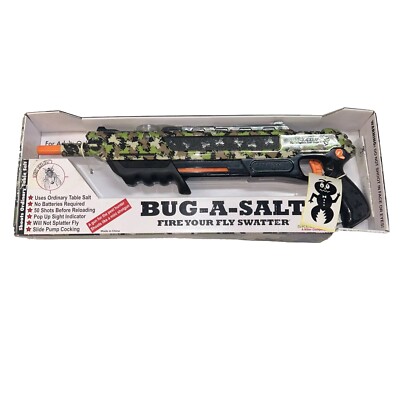 Bug-A-Salt The Original Salt Insect Blaster Camouflage Camofly New In ...