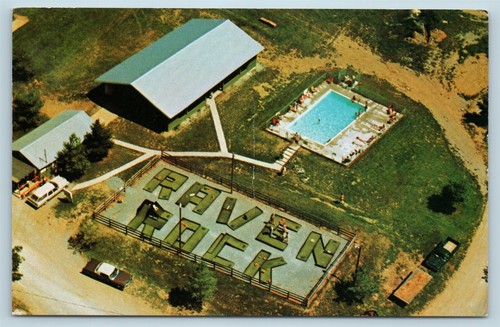Postcard MD Raven Rock Aerial View Campground Miniature Golf Swimming ...
