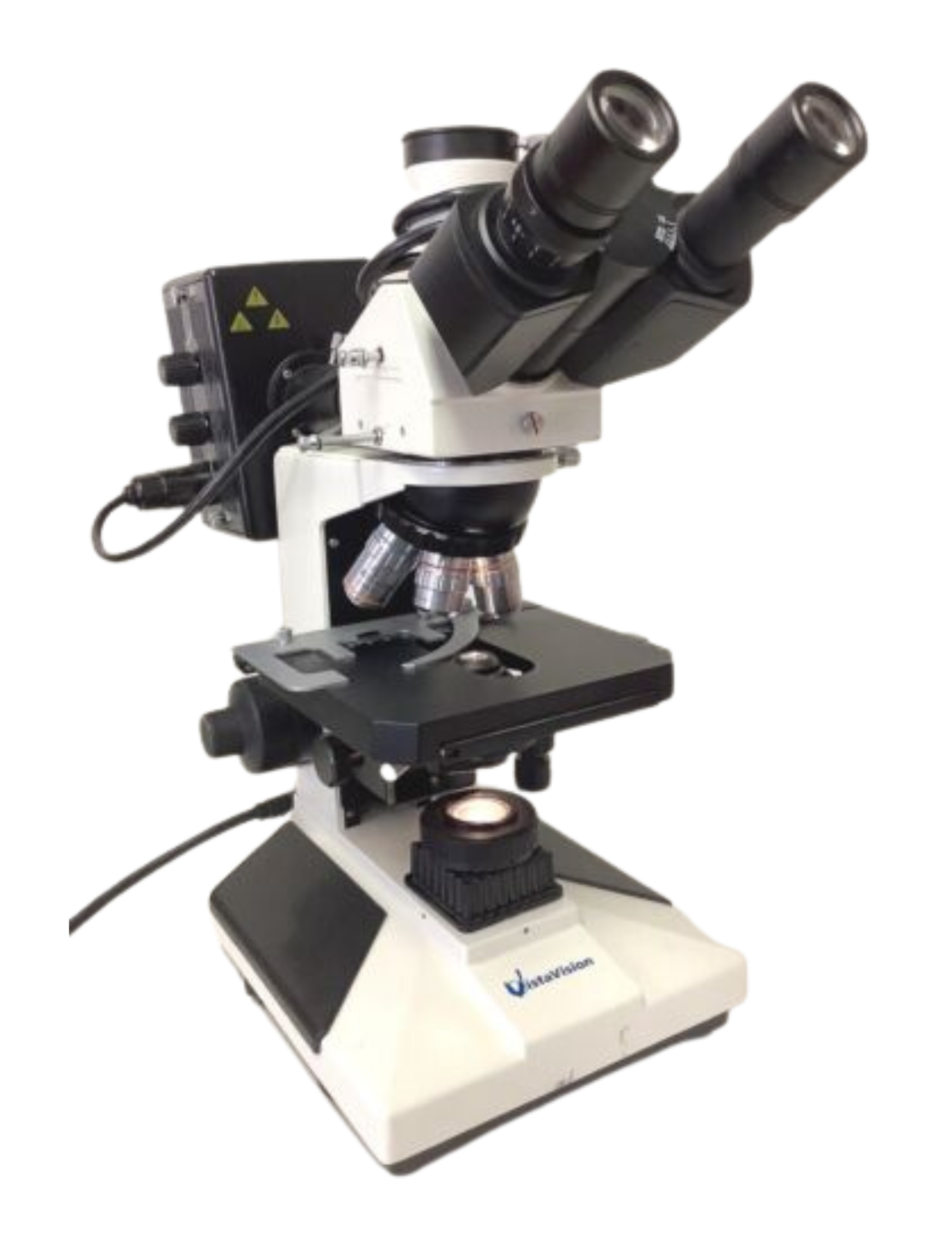 VWR Vista Vision Fluorescent Trinocular Microscope VWR 82026-638 w/5 ...