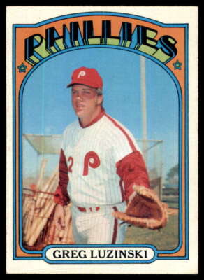 1972 TOPPS GREG LUZINSKI PHILADELPHIA PHILLIES #112 EX+ X5049 | eBay