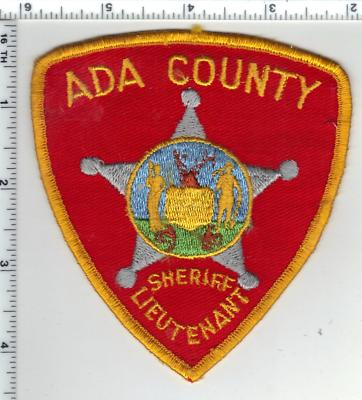 Ada County Sheriff (Idaho) 1st Issue Lieutenant Shoulder Patch | eBay