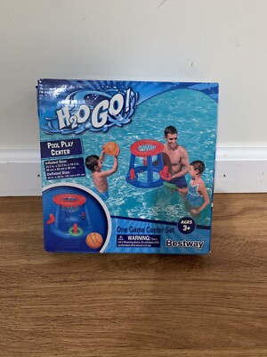 Pool Play Game Center H2O Go kids basketball ball hoop pool inflatable ...