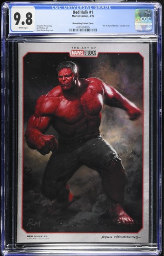 Red Hulk #1 CGC 9.8 Meinerding Art of Marvel Studios Variant 2025 1st ...