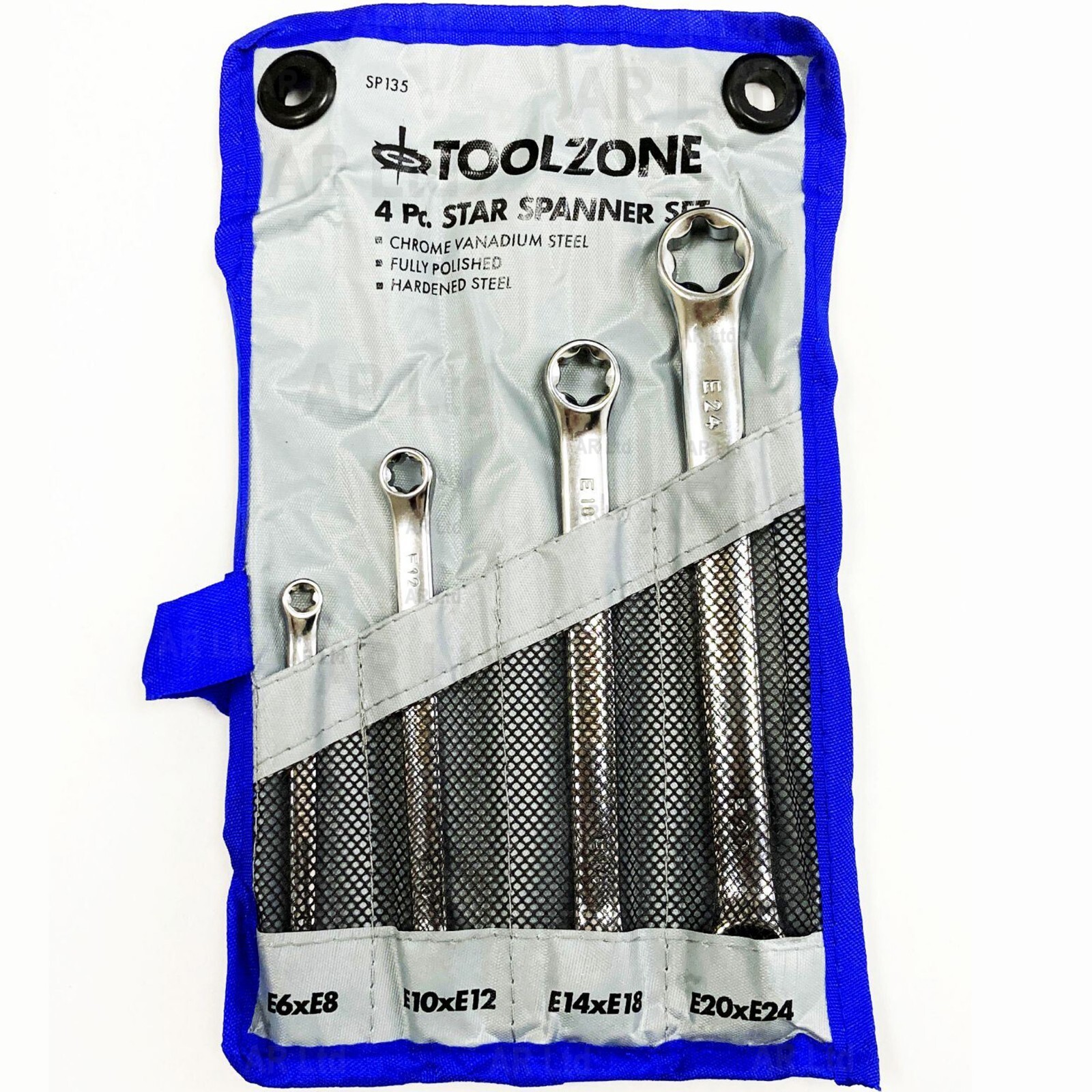 E TORX Star Ring Spanners 4pc Torx Spanner Wrench Set Female Torx E6 to ...