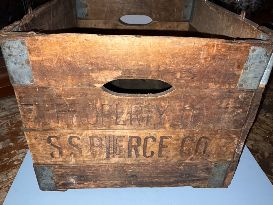 c. 1800-1900’s S.S. Pierce Co Boston Antique Vintage Wood Crate | eBay