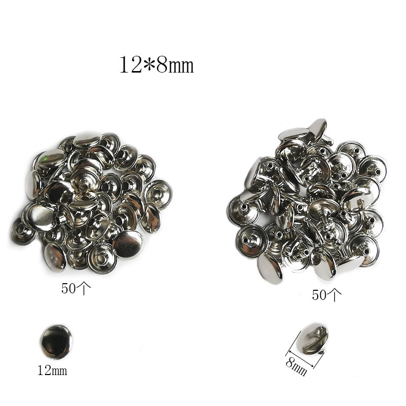 Double Cap Rivets Stud Rapid Rivets Leather Craft Repair 5mm 8mm 9mm ...