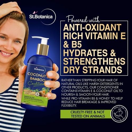 St.Botanica Coconut Oil & Bamboo Hair Conditioner 300ml. | eBay