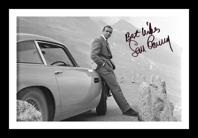 SEAN CONNERY - JAMES BOND 007 AUTOGRAPHED SIGNED & FRAMED PHOTO PRINT ...