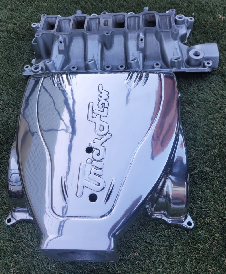 Foxbody Mustang Trickflow Street Intake Manifold POLISHED PORTED Free ...