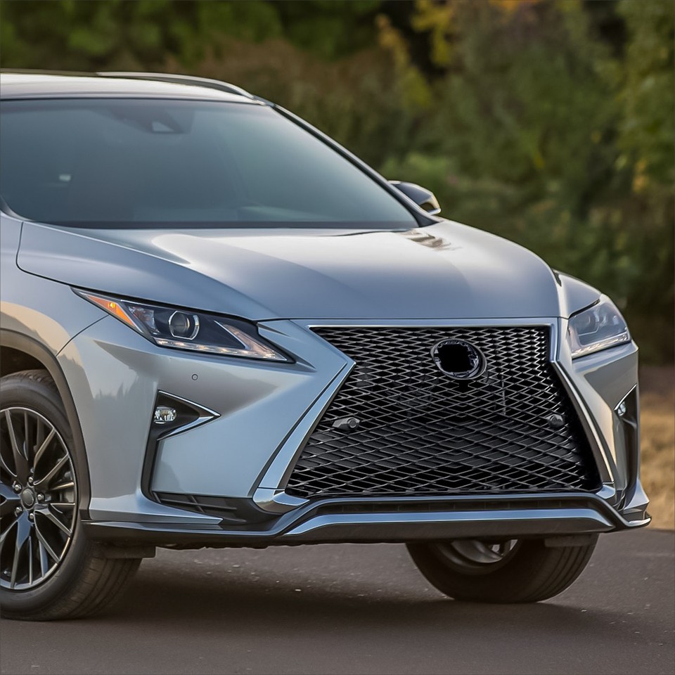 Diamond Mesh Grille w/Sensor Camera Holes for Lexus RX350 450H F Sport ...