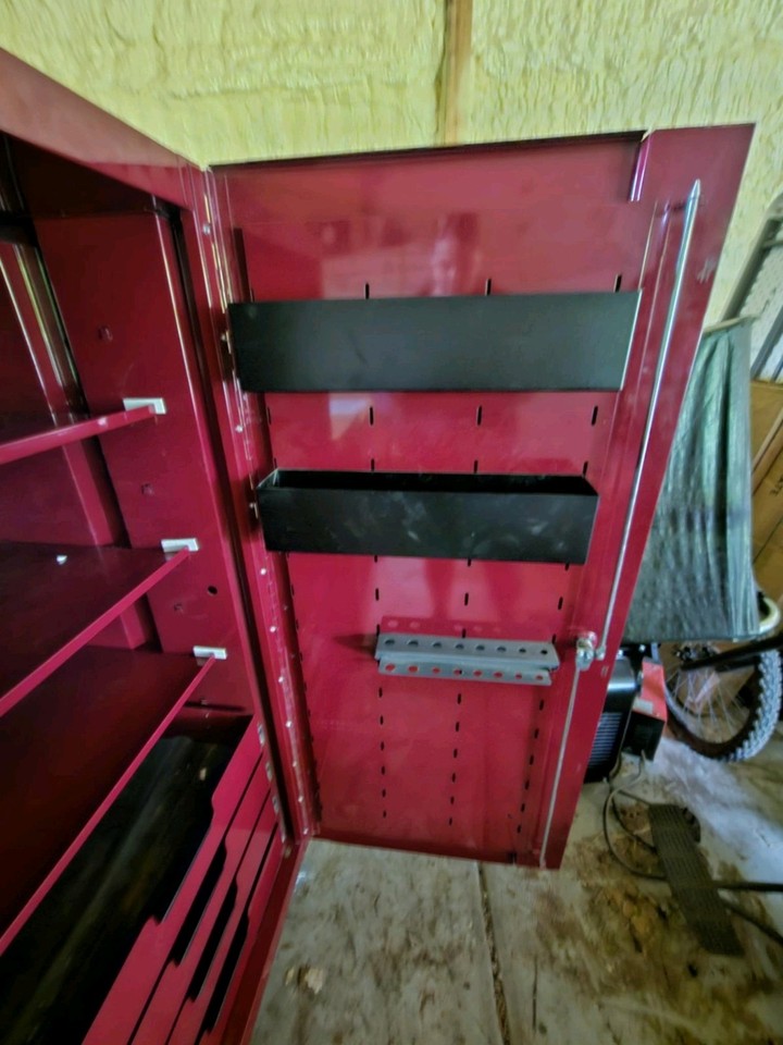 Snap-On Toolbox 54 Inch Master Series With Locker In Cranberry Red | eBay