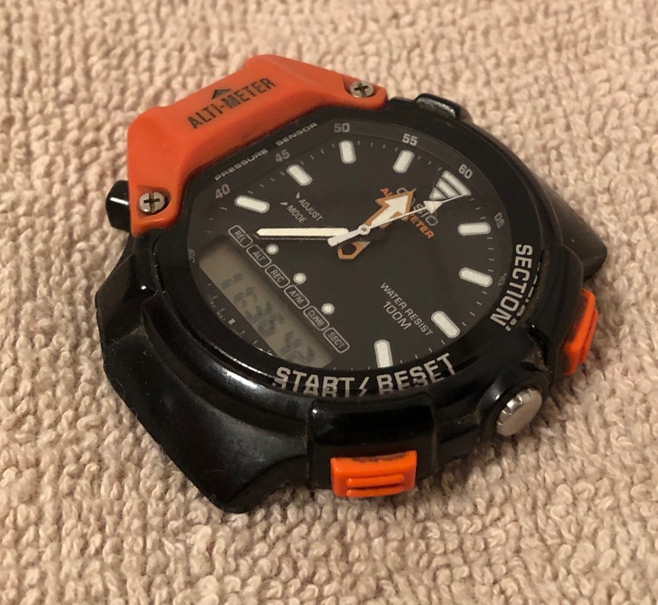 Men's Vintage Casio Alti-Meter Watch - RARE / AW 330 (734) | eBay
